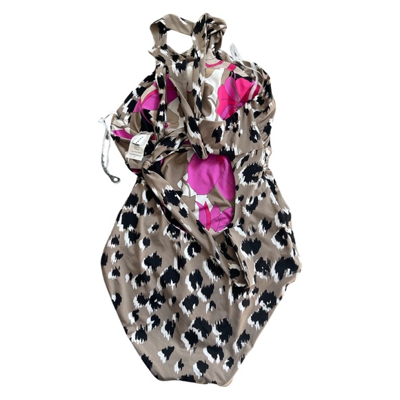 Trina Turk | Swim | Trina Turk Reversible Lynx High Neck One Piece ...